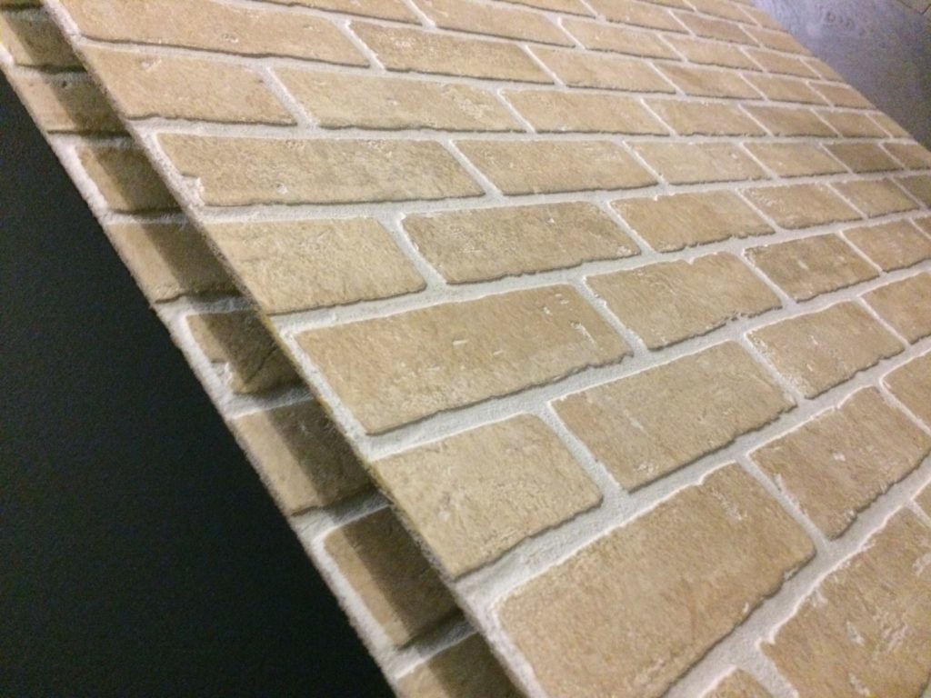 Diy How To Make A Faux Brick Wall With Textured Panels