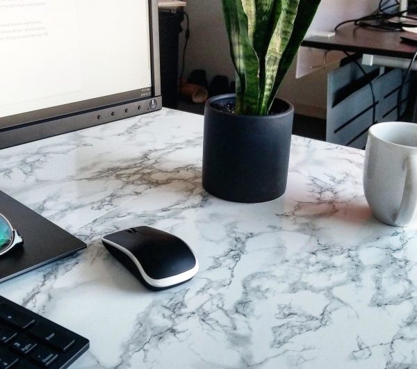 Marble Contact Paper: How to Give Your Table a Makeover